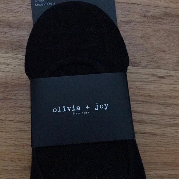 Olivia + Joy | Other | Olivia Joy 6 Pack Black No Show Mesh Socks Last ...